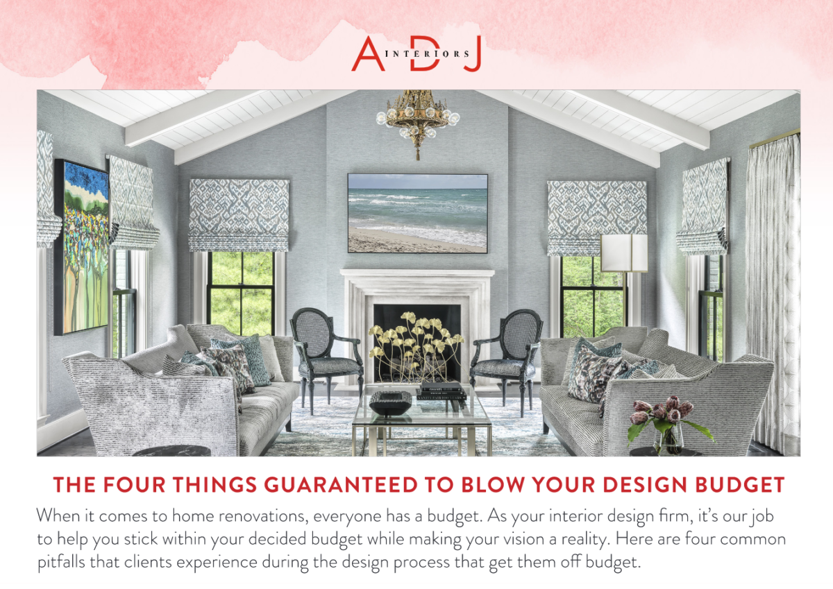Start your dream interior design project today! ADJ Interiors